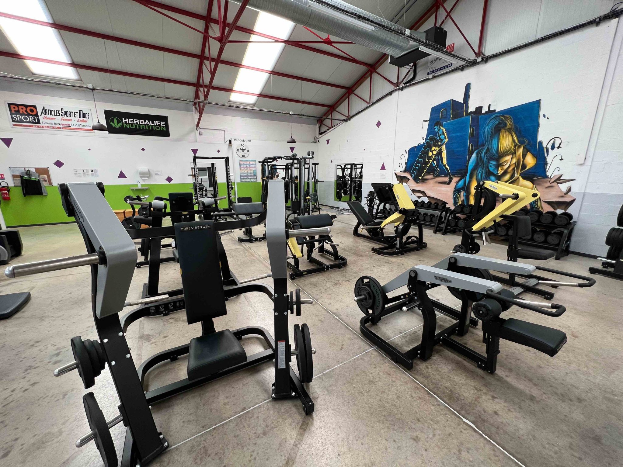 Plateaux musculation - Salle de sport Endorphine - Tincques